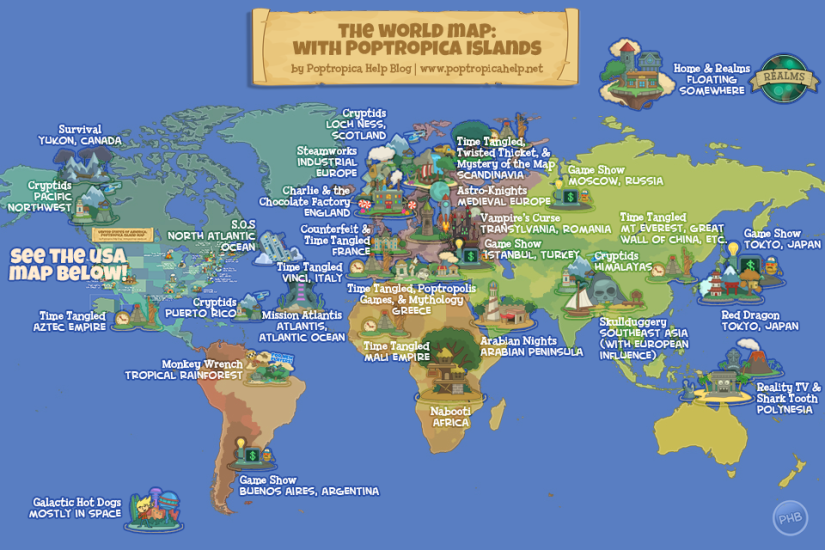 PHB Special: World Geography with Poptropica Islands – 🏝 Poptropica ...