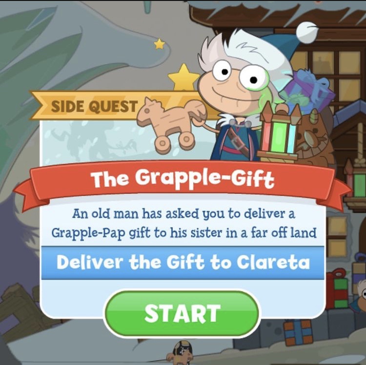 This year, give the gift of Grapple-Pap 🎁 – 🏝️ Poptropica Help Blog 🗺️