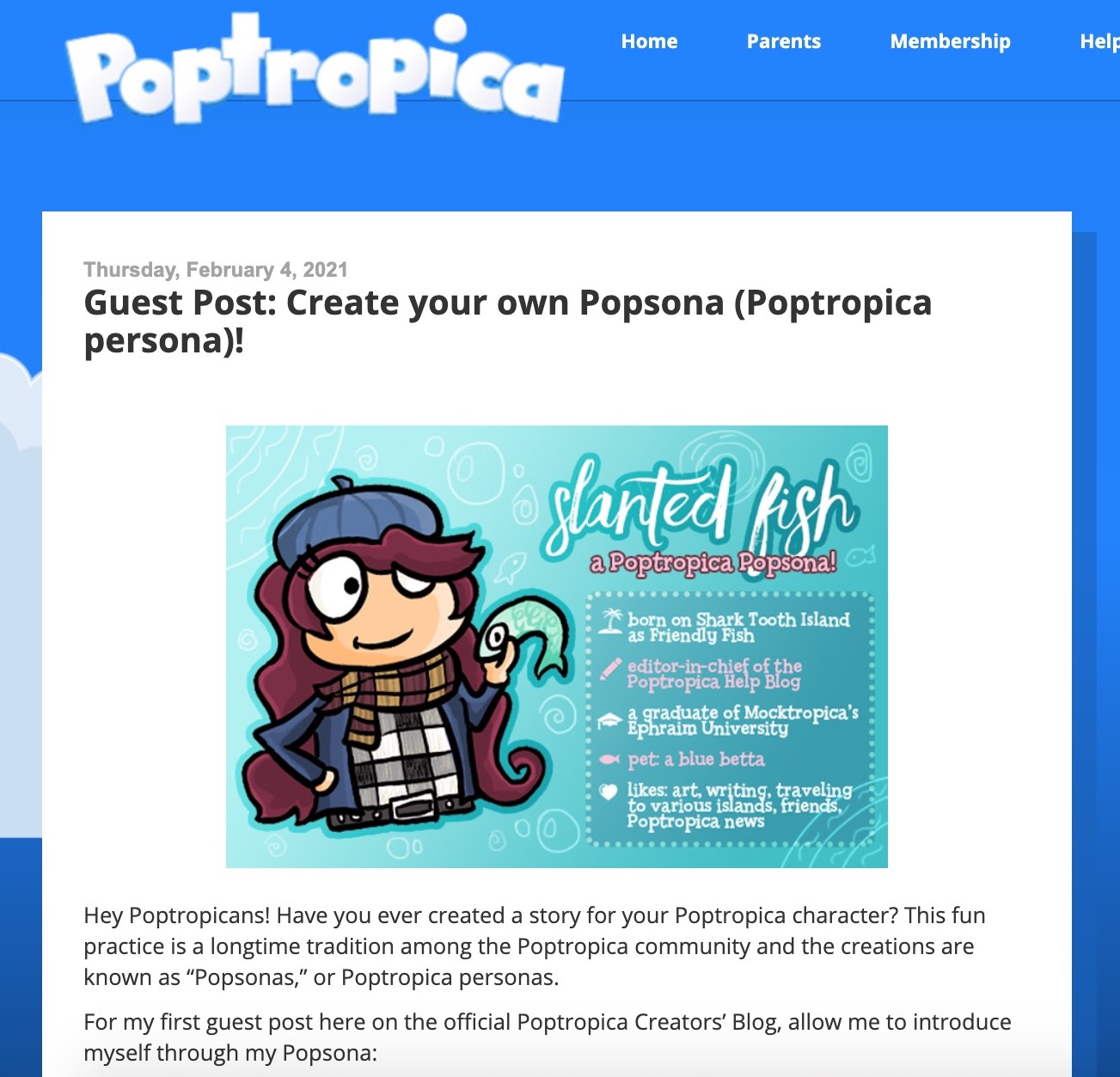 The PHB meets Popsonas and videos on the official Poptropica blog! – 🏝 Poptropica Help Blog 🗺