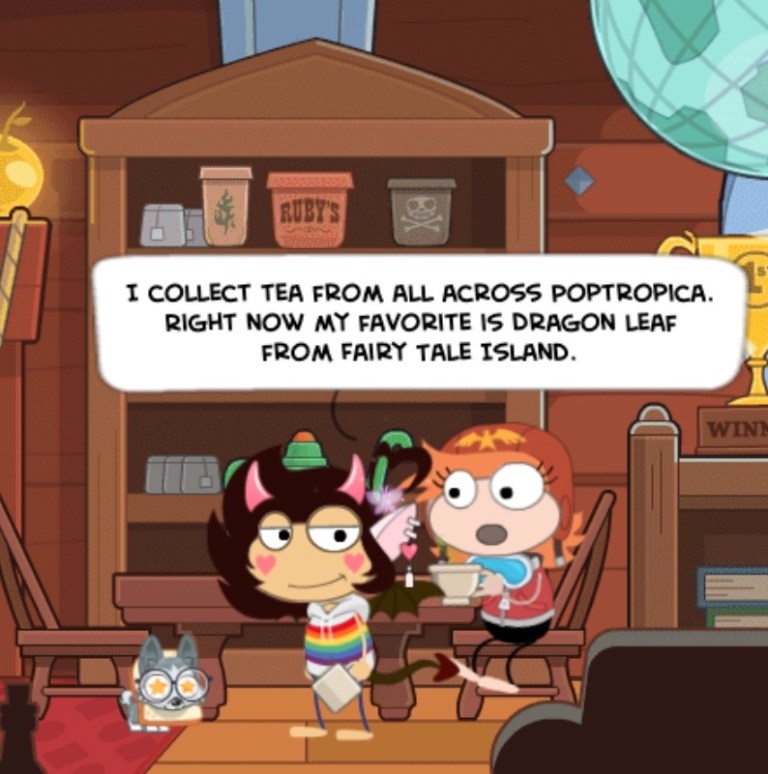 Spilling the tea on Amelia’s mini quest ☕️🦄 – 🏝 Poptropica Help Blog 🗺