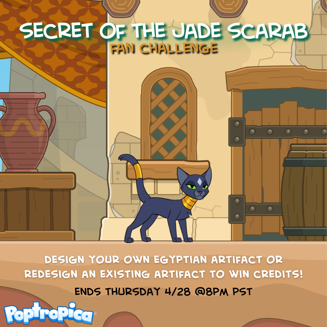 Spilling the Secret: Jade Scarab is here! 🪲 – 🏝 Poptropica Help Blog 🗺