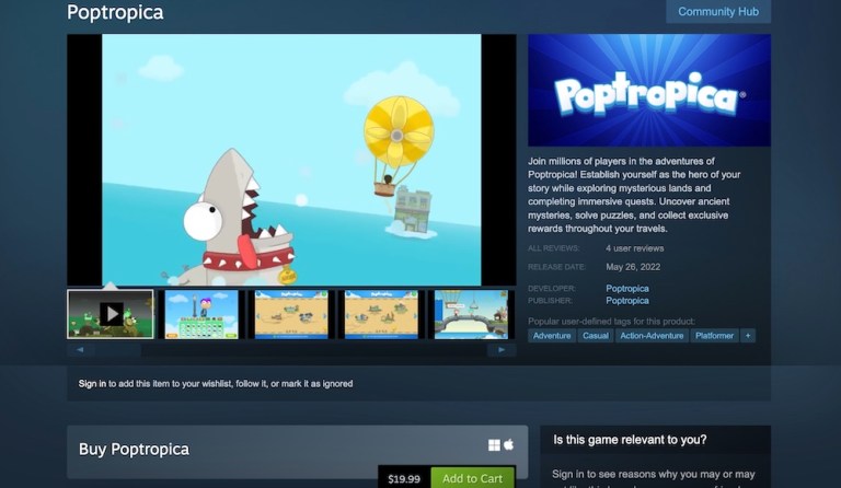 PHB Review: Poptropica on Steam 💨🎮 – 🏝 Poptropica Help Blog 🗺