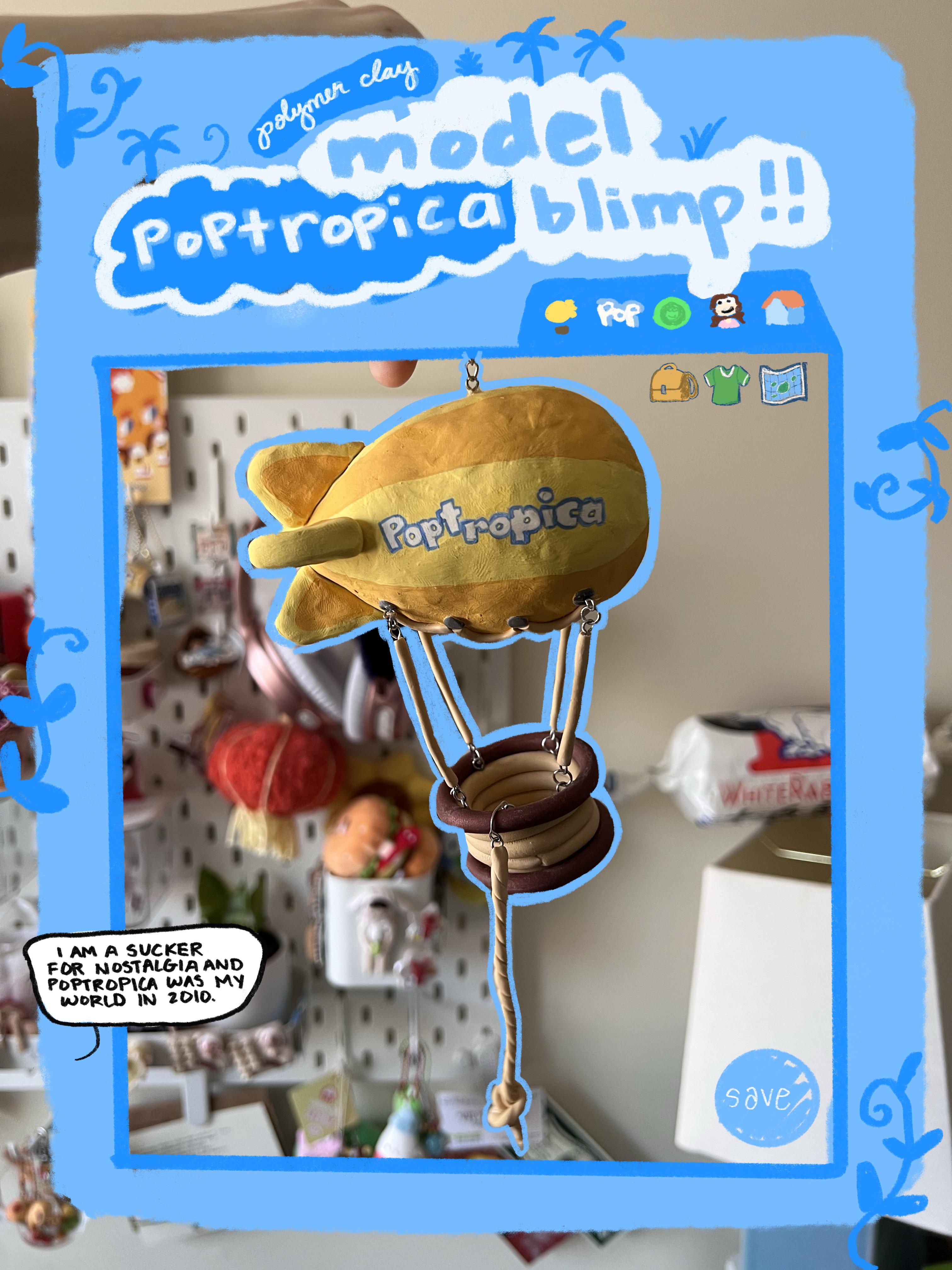 Fan Art Spotlights: The Iconic Poptropica Blimp in Miniature ⭐️🦋 – 🏝 ...